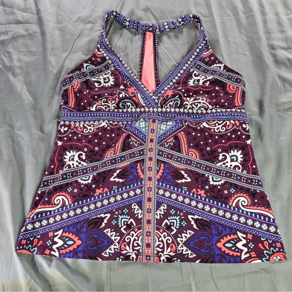 Title nine | Swim | Title Nine Tankini Womens Extra Large Purple Pink ...